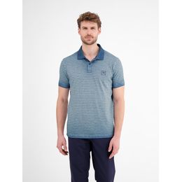 Poloshirt Lerros "Gestreiftes Poloshirt f&uuml;r Herren", Herren, Gr. M, blau (crispy blau), 100% Baumwolle, ohne Ausschnitt, Shirts Poloshirt