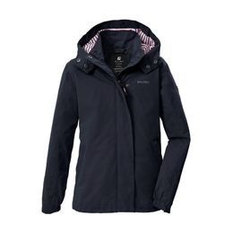 Funktionsjacke Killtec "KOS 121 GRLS JCKT", Kinder, Gr. 140, navy, Obermaterial: 100% Polyester;Futter: 100% Polyester, Jacken Funktionsjacke, Wetterfeste M&auml;dchenjacke, 10.000 mm Wassers&auml;ule, Teflon EcoElite&trade;