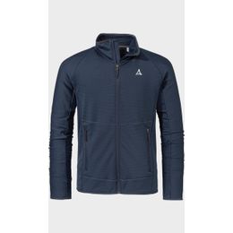 Sch&ouml;ffel Fleecejacke SCH&Ouml;FFEL "Fleece Jk Style Cascata MNS", Herren, Gr. 54, blau (8820, blau), Oberstoff: 94% Polyester, 6% Elasthan, regular fit, hoch geschlossener Ausschnitt, Jacken Fleecejacke