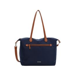 Emily & Noah Shopper EMILY & NOAH "Shopper E&N Jarina", Damen, Gr. B/H/T: 40cm x 29cm x 14cm 0, blau (blau 500), Polyester, Taschen Shopper