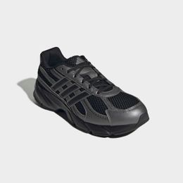 Sneaker adidas Sportswear "TECHNOCHAOS 2000", Herren, Gr. 47, core schwarz, core schwarz, iron metallic, Synthetik, Textil, Schuhe Sneaker, inspiriert vom Design des adistar control