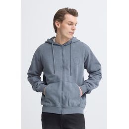 Kapuzensweatshirt Blend "BHFACTOR ZP HOOD SWEATSHIRT", Herren, Gr. S, iron gate, Sweatware, Obermaterial: 100% Baumwolle, unifarben, regular fit normal, ohne Ausschnitt, Sweatshirts Kapuzensweatshirt