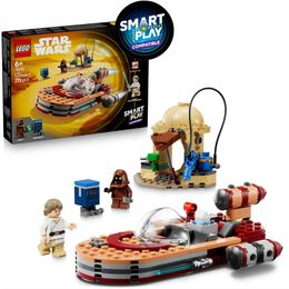 Konstruktionsspielsteine Lego "SMART Play: Lukes Landspeeder (75420), Lego Star Wars &trade;", bunt, Spielbausteine, Kinder, Kunststoff, Konstruktionsspielsteine, Mit SMART Brick kombatibel (nicht im Lieferumfang enthalten), Topseller