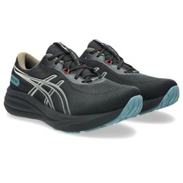 Laufschuh asics "GEL-PULSE 17 GORE-TEX", Herren, Gr. 47, schwarz, light dust, Synthetik, Schuhe Laufschuh, wasserdicht
