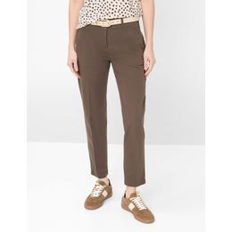 Brax Damen Chino Style MARON S DARK EBONY, dunkelbraun, Gr. 34