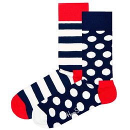 Happy Socks Classic Crew 2-Pack Unisex Socken