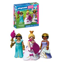 Konstruktions-Spielset Playmobil "Drei Prinzessinnen (72055), Princess", bunt, Spielbausteine, Kinder, Kunststoff, Konstruktions-Spielset, Made in Europe