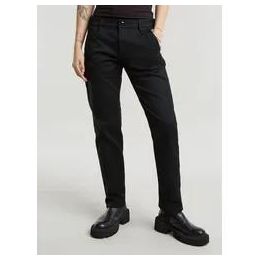 G-Star Raw Chinohose G-STAR "Kate Boyfriend Chino", Damen, Gr. 24, L&auml;nge 30, dk schwarz, Obermaterial: 50% Baumwolle, 48% Baumwolle, 2% Elasthan, Hosen Chinohose