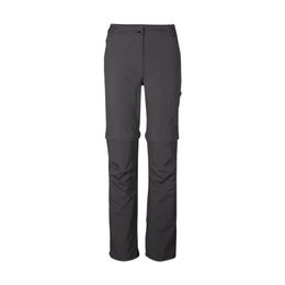 Zip-off-Hose Killtec "KOS 5 WMN PNTS", Damen, Gr. 36, Normalgr&ouml;&szlig;en, anthrazit, Obermaterial: 92% Polyester, 8% Elasthan, Hosen Zip-off-Hose, Abzippbare, wasserabweisende Funktionshose mit Stretch und Taschen