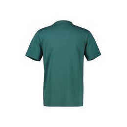 T-Shirt Lerros "T-Shirt aus Baumwolle mit Print", Herren, Gr. M, soft teal, 100% Baumwolle, Rundhals, Shirts T-Shirt