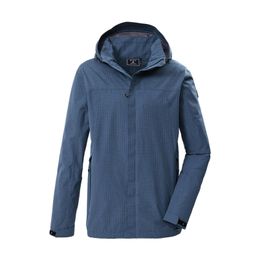 Funktionsjacke Killtec "KOS 116 MN JCKT", Herren, Gr. XL, dunkelblau, Obermaterial: 100% Polyester;Futter: 100% Polyester, Jacken Funktionsjacke, Wasserdichte, atmungsaktive Jacke mit abnehmbarer Kapuze
