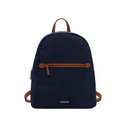 Emily & Noah Rucksack EMILY & NOAH "Rucksack E&N Jarina", Damen, Gr. B/H/T: 27cm x 31cm x 13cm, blau (blau 500), Polyester, Rucks&auml;cke Rucksack