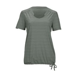 T-Shirt Killtec "KOS 46 WMN TSHRT", Damen, Gr. 36, gr&uuml;n, Obermaterial: 93% Polyester, 7% Elasthan, Rundhals, Shirts T-Shirt, Schnelltrocknend, feuchtigkeitstransportierend, verstellbarer Saum