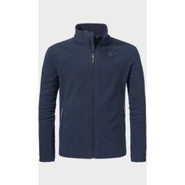Sch&ouml;ffel Fleecejacke SCH&Ouml;FFEL "Fleece Jk Style Qutang MNS", Herren, Gr. 48, blau (8820, blau), Oberstoff: 100% Polyester, regular fit, hoch geschlossener Ausschnitt, Jacken Fleecejacke