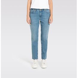 Stretch-Jeans MAC "Melanie", Damen, Gr. 36, L&auml;nge 30, blau (summer light blau basic), Denim/Jeans, Obermaterial: 97% Baumwolle, 3% Elasthan, figurbetont lang, Jeans Stretch-Jeans, Gerade geschnitten