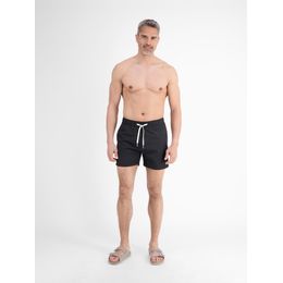 Badeshorts Lerros "Herren Beach-Shorts mit Innenhose", Herren, Gr. XXL, Normalgr&ouml;&szlig;en, schwarz, 100% Nylon, Badehosen Badeshorts