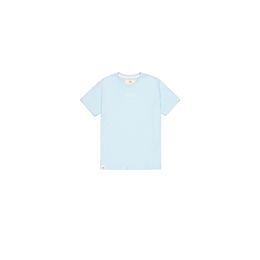 T-Shirt Alpha Industries "Organics EMB T-Shirt", Herren, Gr. L, blau (organic sky blau), Obermaterial: 100% Baumwolle, Shirts T-Shirt