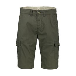 Cargobermudas Lerros "Leichte Cargo-Bermuda in Gro&szlig;en Gr&ouml;&szlig;en", Herren, Gr. 48, deep olive, 98% Baumwolle, 2% Elasthan, Hosen Cargobermudas
