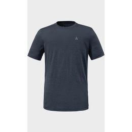 Sch&ouml;ffel Funktionsshirt SCH&Ouml;FFEL "CIRC T Shirt Tauron M", Herren, Gr. 58, blau (8820, blau), Oberstoff: 100% Polyester, Rundhals, Shirts Funktionsshirt