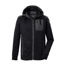 G.I.G.A. by Killtec Funktionsjacke "GS 85 MN JCKT", Herren, Gr. 4XL, schwarz, Oberseite: 90% Polyester, 10% Elasthan;R&uuml;ckseite: 100% Polyester;Obermaterial 2: 100% Polyester;F&uuml;llung: 100% Polyester, G.I.G.A. DX BY KILLTEC, Jacken Funktionsjacke, Hybridjacke, 10.000 mm wasserdicht, daunenfrei, Teflon EcoElite&trade;