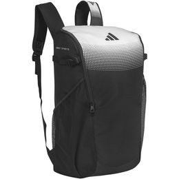Sportrucksack adidas Performance "BackPack Combat Sports" Gr. M, schwarz (schwarz, wei&szlig;), Rucks&auml;cke, Damen, B/H/T: 30cm x 50cm x 20cm, M, Polyester, Sportrucksack, B:30cm H:50cm T:20cm