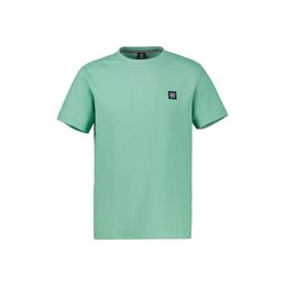 T-Shirt Lerros "T-Shirt mit Waffelstruktur in grossen Gr&ouml;&szlig;en", Herren, Gr. 3XL, mint water, 100% Baumwolle, Rundhals, Shirts T-Shirt