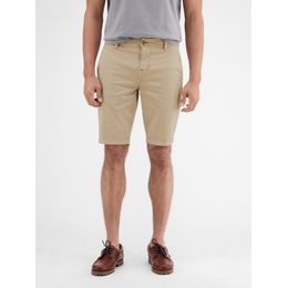 Bermudas Lerros "Stretch-Bermuda, Comfort Fit", Herren, Gr. 38, beige (light dune beige), 98% Baumwolle, 2% Elasthan, Hosen Bermudas