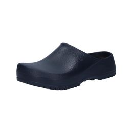 Clog Birkenstock "Super Birki", Damen, Gr. 36, blau, Obermaterial: 100% Polyurethan PU., Schuhe Clog