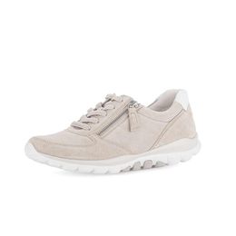 Sneaker Gabor "Sneaker low", Damen, Gr. 35,5, beige, Schuhe Sneaker