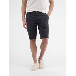 Bermudas Lerros "Stretch-Bermuda, Comfort Fit", Herren, Gr. 33, blau (blau night), 98% Baumwolle, 2% Elasthan, Hosen Bermudas