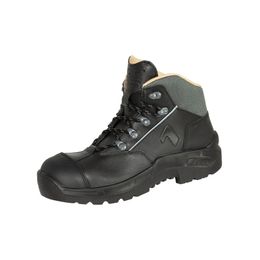 Sicherheitsschuh HAIX "Sicherheitsschuhe BLACK EAGLE safety 56 LL Mid" Gr. 11,5, schwarz, 11,5, Obermaterial: 100% Rindsleder Leather cow., Schuhe