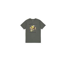 T-Shirt Alpha Industries "Gremlin T-Shirt", Herren, Gr. S, gr&uuml;n (schwarz olive), Obermaterial: 100% Baumwolle, Shirts T-Shirt
