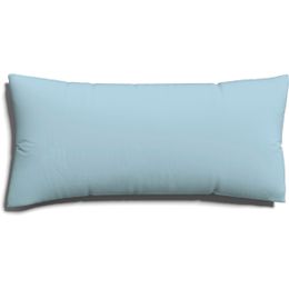 Kissenbezug Schlafgut "EASY JERSEY Kissenh&uuml;lle 100% Baumwolle, weicher Edel-Jersey, b&uuml;gelfrei", blau (blau light), B:40cm L:80cm, Jersey, Obermaterial: 100% Baumwolle, Kissenbez&uuml;ge, Kissenbezug, mit farblich angepasstem Rei&szlig;verschluss, pflegeleicht, formstabil