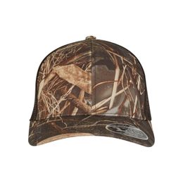 Flex Cap Flexfit "Flexfit Flexfit 110 Mesh RealTree Camo Cap", Gr. onesize, braun, 98% Polyester, 2% Elasthan, Caps