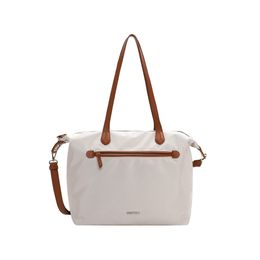 Emily & Noah Shopper EMILY & NOAH "Shopper E&N Jarina", Damen, Gr. B/H/T: 40cm x 29cm x 14cm 0, beige (beige 400), Polyester, Taschen Shopper