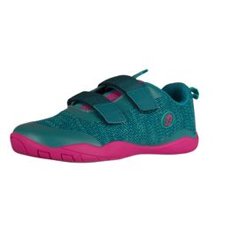 Barfu&szlig;schuh Trollkids "KIDS EIKEFJORD BAREFOOT HIKER", Kinder, Gr. 34, smaragd, rubine, Synthetik, Schuhe Barfu&szlig;schuh
