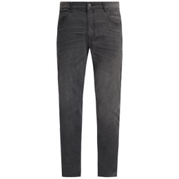 !Solid Bequeme Jeans SOLID "Jeans SDFinlay", Herren, Gr. 33, L&auml;nge 32, grau (grau denim), Obermaterial: 98% Baumwolle CO. 2% Elasthan EL., Jeans