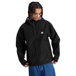 Regenjacke DC Shoes "Drylyne Shell 10K", Herren, Gr. M, schwarz, Obermaterial: 100% Microfaser;, Jacken Regenjacke