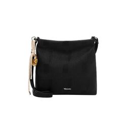 Umh&auml;ngetasche Tamaris "Umh&auml;ngetasche TAS Karen", Damen, Gr. B/H/T: 26cm x 26cm x 5cm 0, schwarz (schwarz 100), Polyurethan, Taschen Umh&auml;ngetasche