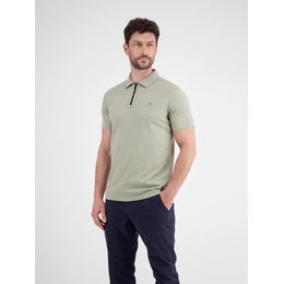 Poloshirt Lerros "Herren Poloshirt mit Rei&szlig;verschlusskragen", Herren, Gr. XL, grau (tinted grau), 100% Baumwolle, ohne Ausschnitt, Shirts Poloshirt