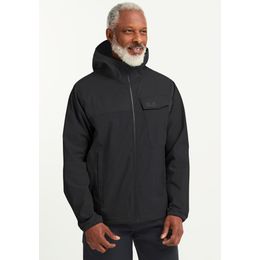 Funktionsjacke Jack Wolfskin "MAHANI JKT M", Herren, Gr. L (52), schwarz, Obermaterial: 100% Polyester. Futter: 100% Polyester, normal, Jacken Funktionsjacke, W&auml;rmend, winddicht, &Uuml;bergangsjacke