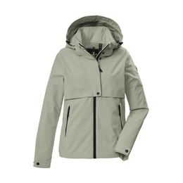G.I.G.A. by Killtec Funktionsjacke "GS 79 WMN JCKT", Damen, Gr. 48, dunkelgr&uuml;n, Oberseite: 100% Polyester;R&uuml;ckseite: 100% Polyester;Futter: 100% Polyester, G.I.G.A. DX BY KILLTEC, Jacken Funktionsjacke, Wind- und wasserdichte Damenjacke mit abnehmbarer Kapuze