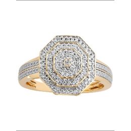 CARATELLI Gold-Ring mit Diamanten - 75% | Gr&ouml;&szlig;e 48 | Schmuck