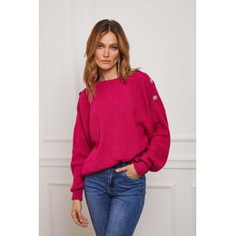 Jos&eacute;fine Pullover "Burny" in Fuchsia - 69% | Gr&ouml;&szlig;e L | Damen-pullover-cardigans