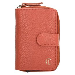 Charm Leder-Geldb&ouml;rse in Orange - (B)7 x (H)11 x (T)3 cm - 61% | Portemonnaies-etuis