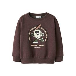 name it Sweatshirt "Olaf" in Braun - 41% | Gr&ouml;&szlig;e 92 | Kinder-sweatshirts-jacken