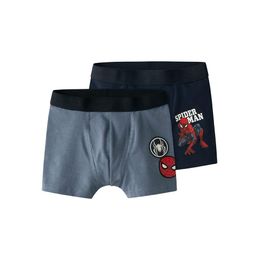 name it 2er-Set: Boxershorts in Blau/ Dunkelblau - 35% | Gr&ouml;&szlig;e 98 | Kinder-waesche