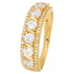 CARATELLI Gold-Ring "Sitra" mit Diamanten und Edelsteinen - 74% | Gr&ouml;&szlig;e 54 | Schmuck
