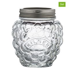Kilner 2er-Set: Einmachgl&auml;ser "Brombeere" - 400 ml - 14% | Aufbewahren-servieren