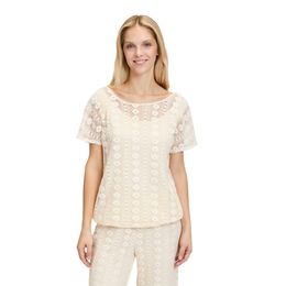 Cartoon Bluse in Creme - 67% | Gr&ouml;&szlig;e 46 | Damen-blusen